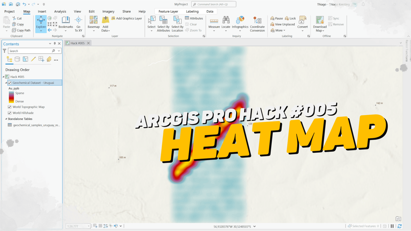 ArcGIS Pro Hack #005 – Heat Map – Geoprocessamento